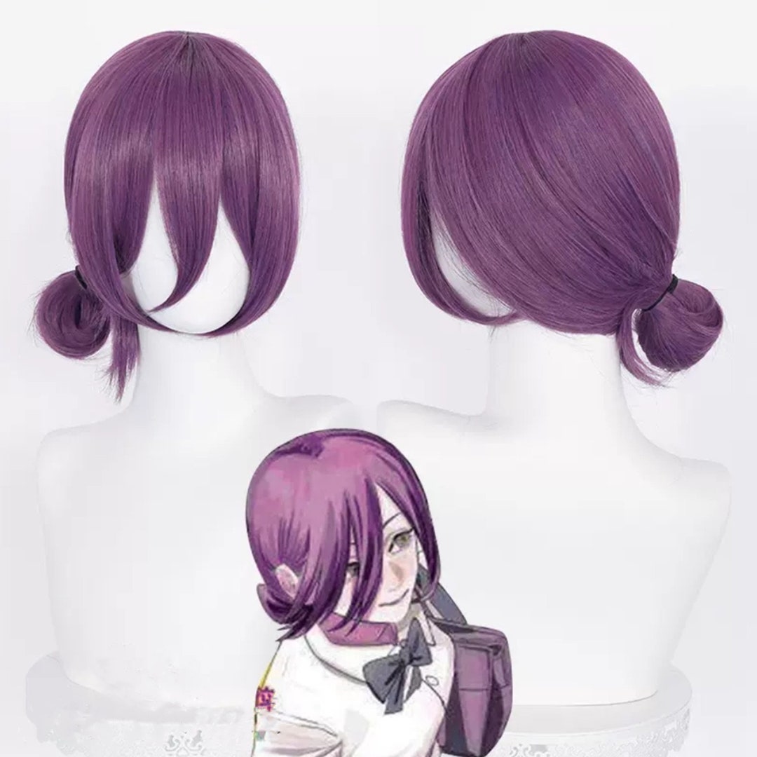 Reze Cosplay Wig Purple Wig Anime Wig Halloween Cos Gift - Etsy Australia