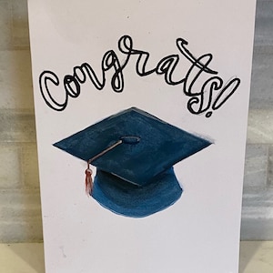 Customized, Hand Painted, Watercolor Graduation Cards - Etsy