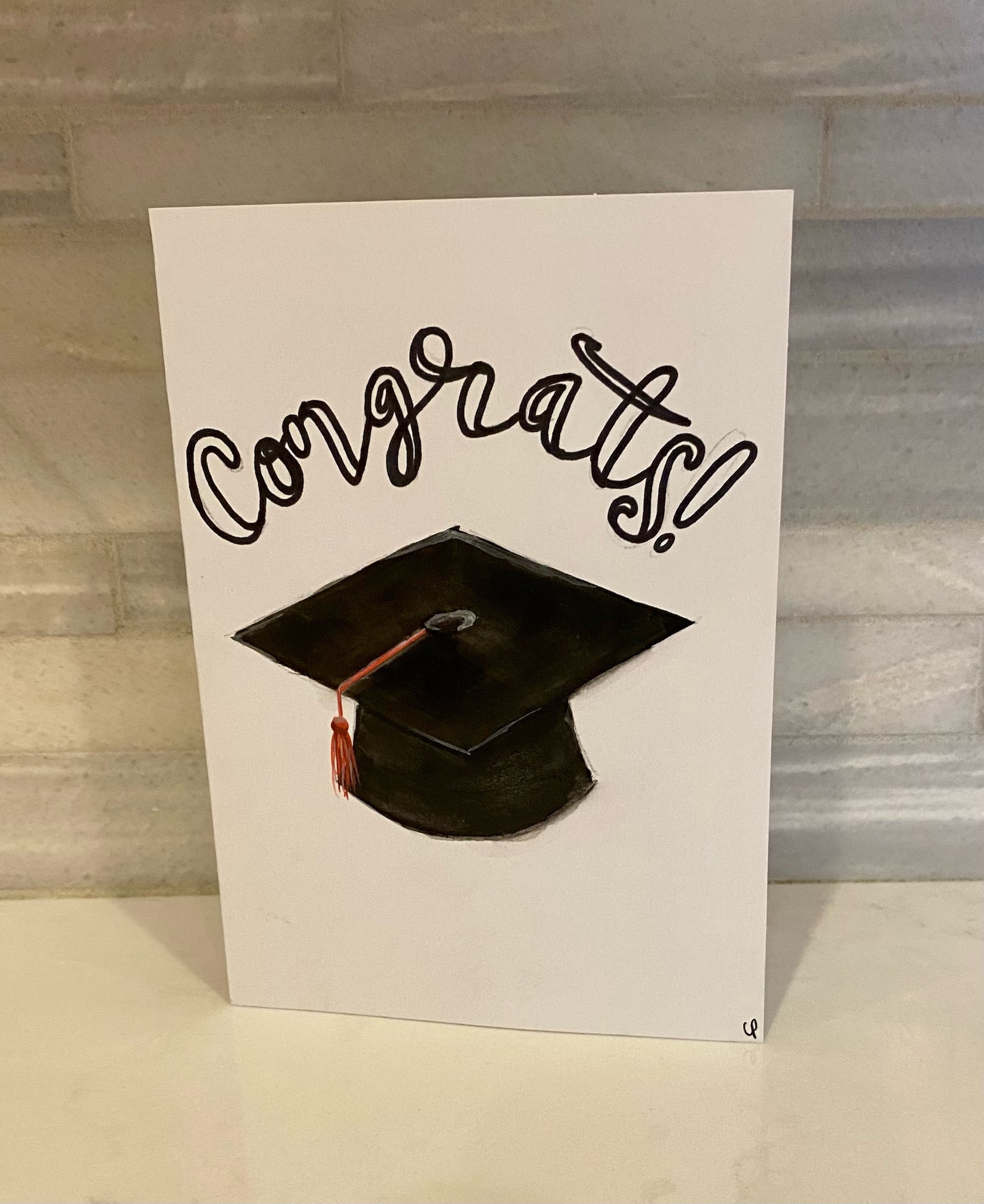 Customized, Hand Painted, Watercolor Graduation Cards - Etsy