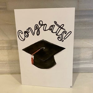 Customized, Hand Painted, Watercolor Graduation Cards - Etsy