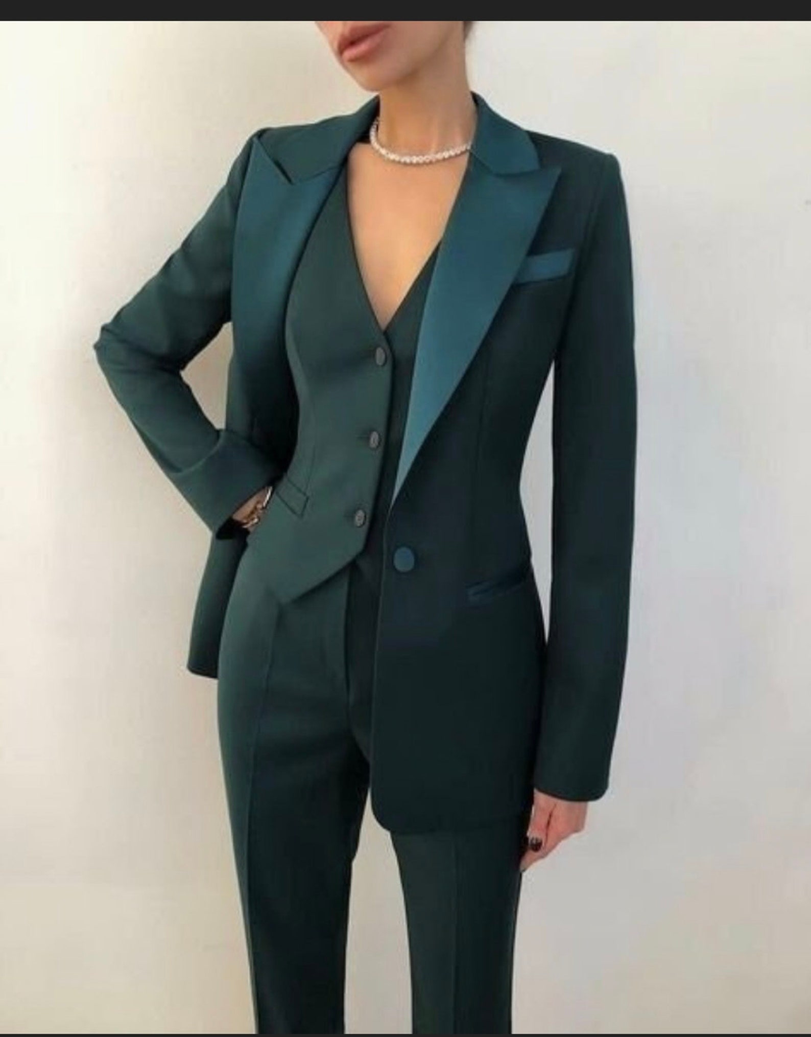 Women Suit Sets 3 Piece Suit for Women's Pant Suit - Etsy UK