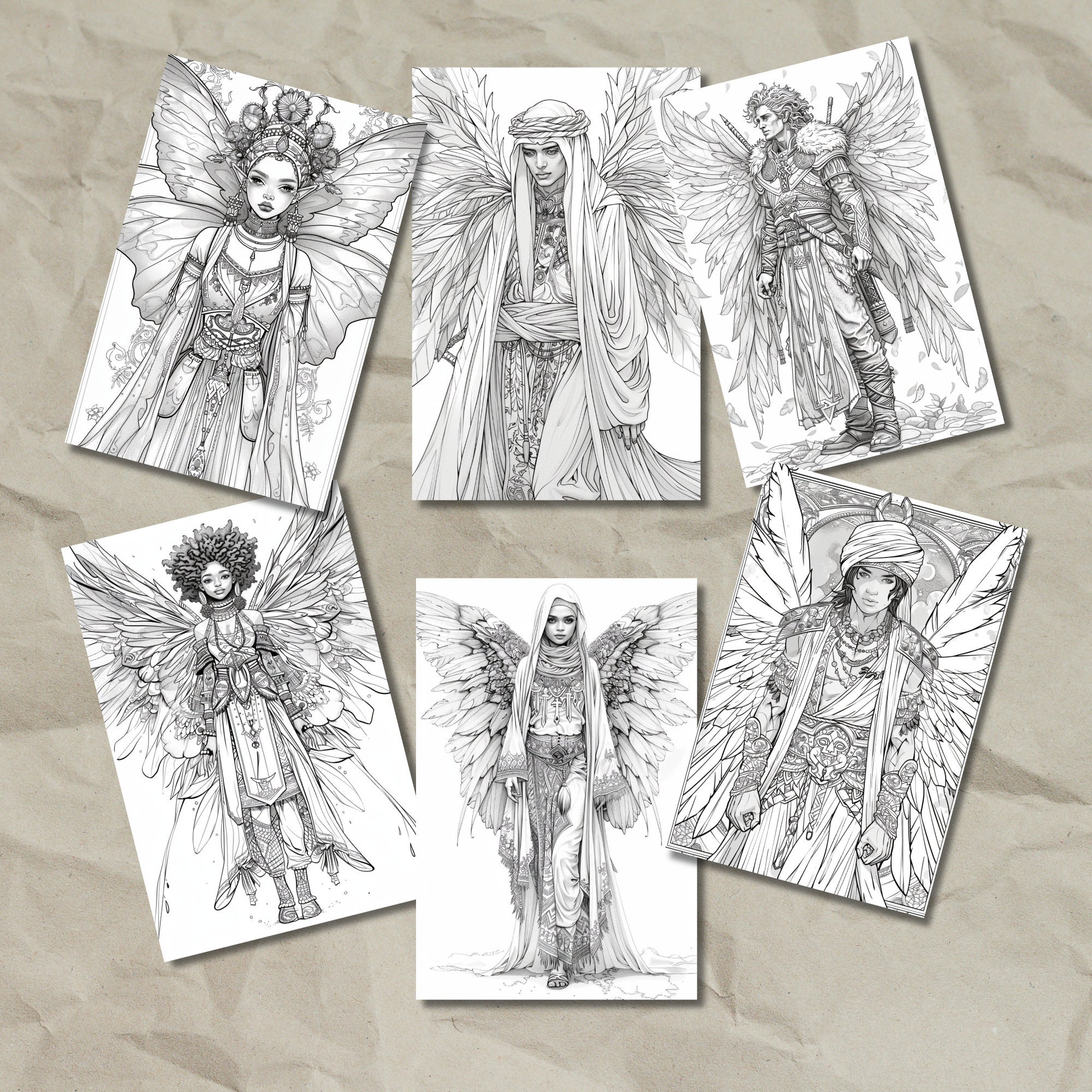 The World of Fairies VOL.1 Coloring Book | Adults & Children Coloring ...