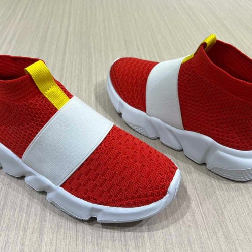 Sonic Speed Shoes Kids' Custom Cosplay Shoes Red Hedgehog - Etsy