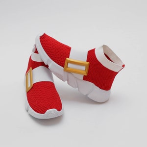 Sonic Power Sneakers Adult | Gold Buckle, Fast Hedgehog Cosplay - Etsy