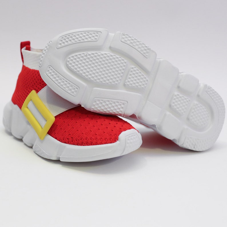 Adult Sonic Power Sneakers Sonic Shoes With Gold Buckle - Etsy