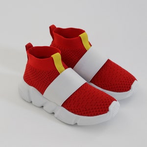 Sonic Shoes for Kids Sonic Chaos Emeralds and Power Rings Sonic the ...