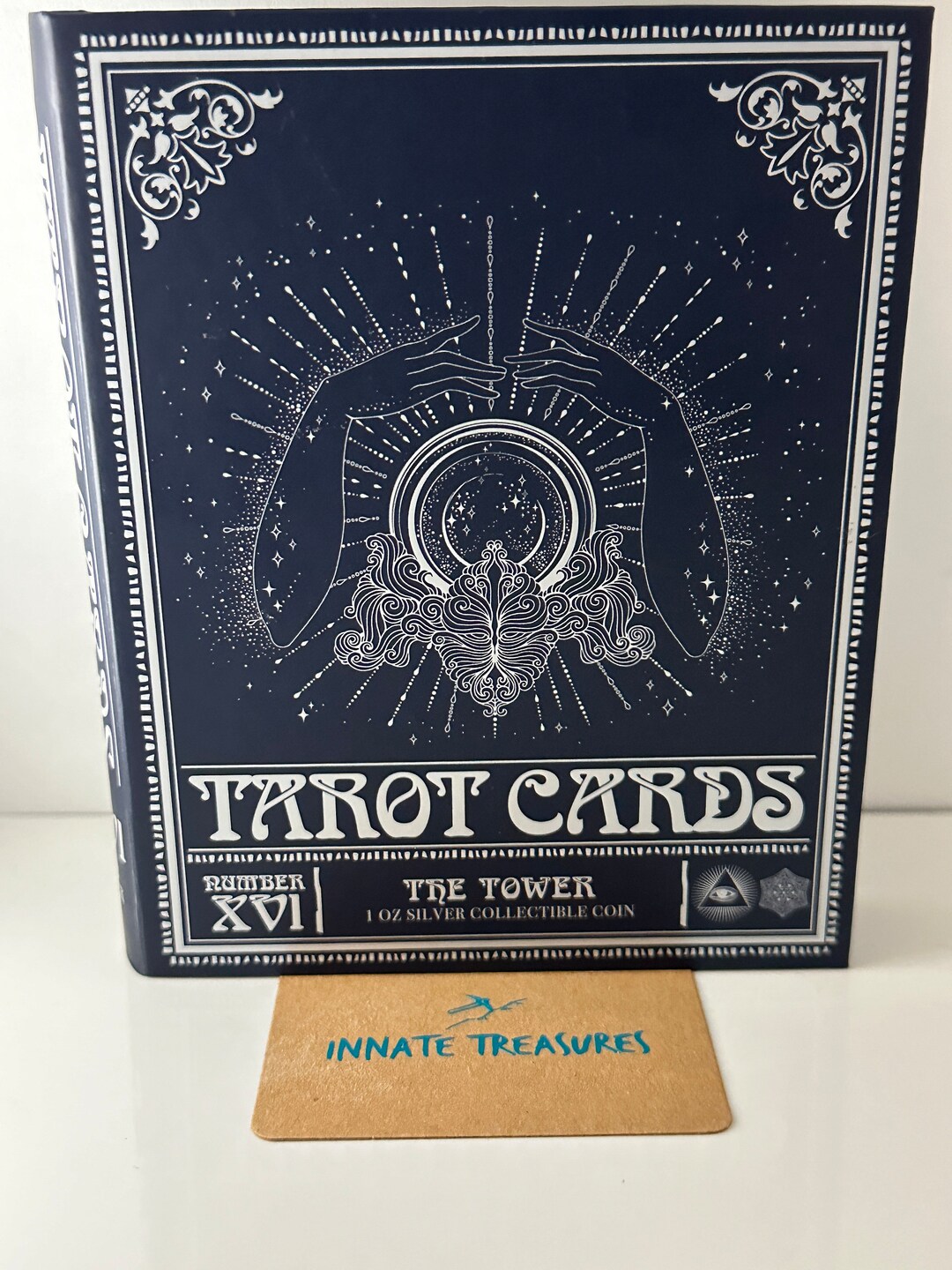 Tarot Cards the Tower 1oz Silver Coin - Etsy