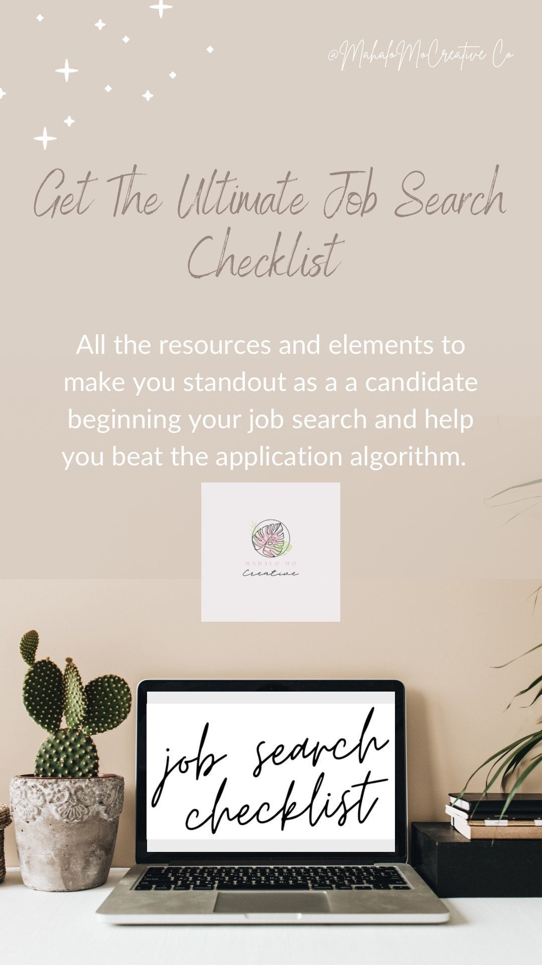 Job Search Checklist PDF Download Resume Builder Instant Digital ...