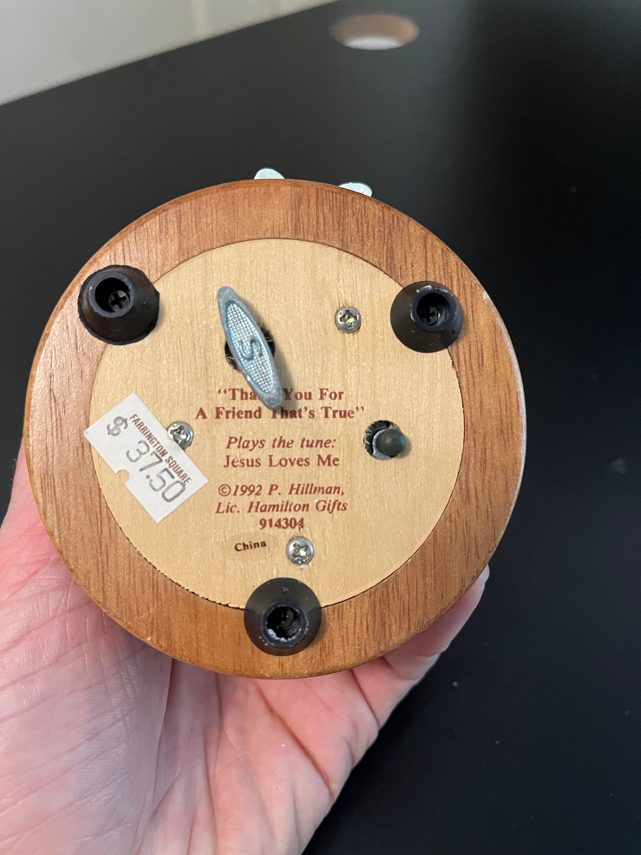 Vintage Teddy Bear Music Box - Etsy