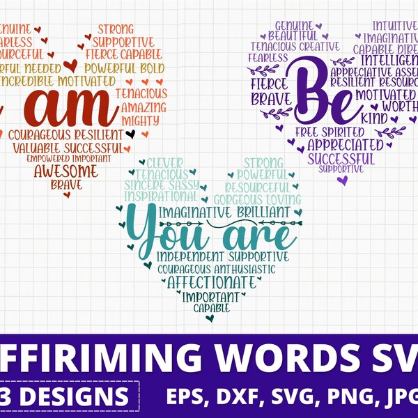 Positive Quotes Svg - Etsy