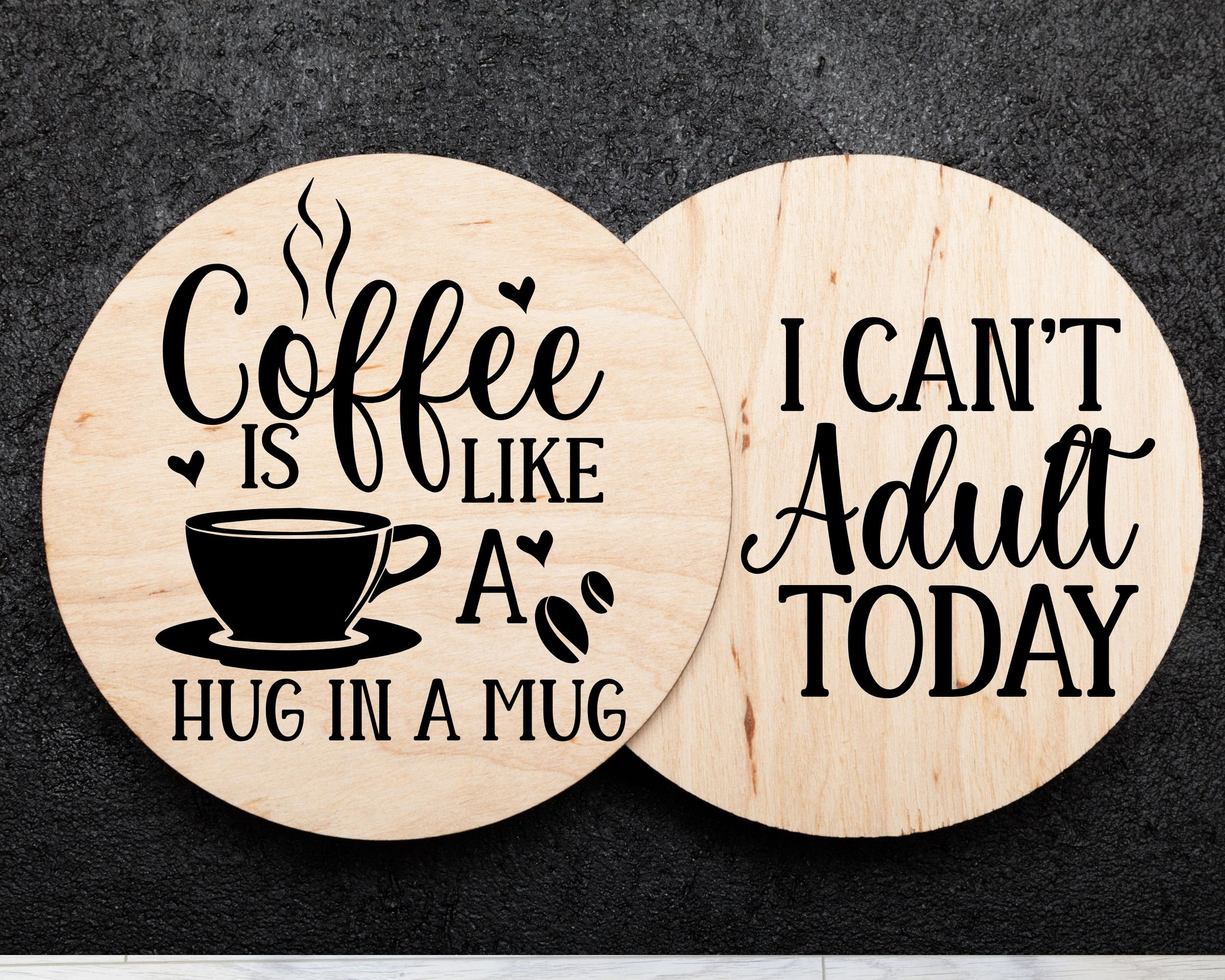 Coaster Svg Bundle, Drink Coaster Svg, Wine Saying Svg, Beer Quote Svg ...