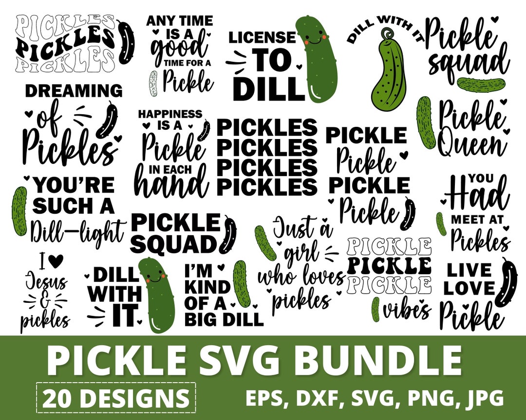 Pickle Svg, Pickle Png, Pickles Svg, Pickles Png, Pickles Lover Svg Png, Pickle Svg Bundle ...