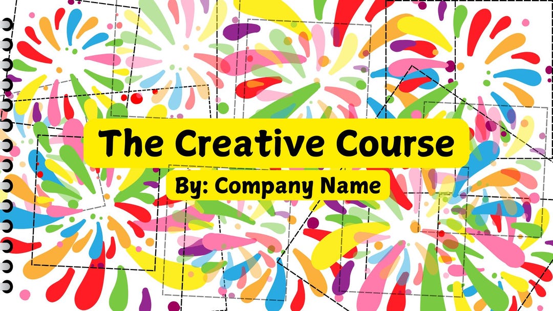 Course Presentation Template - Etsy