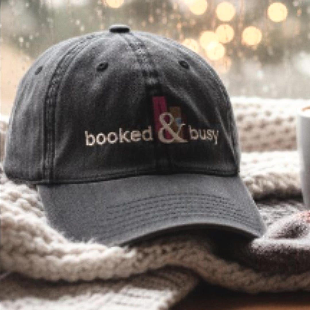 Embroidered Booked & Busy Book Lovers Hat, Reading Nook Cap - Etsy