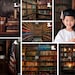 Library Digital Backdrop Set – Photography Studio Backgrounds (6 JPG ...