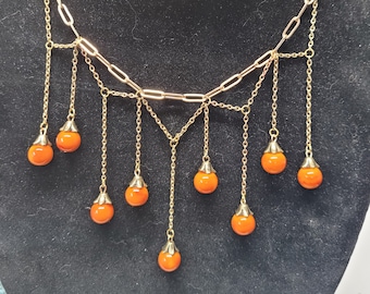 Fireball Necklace - Etsy