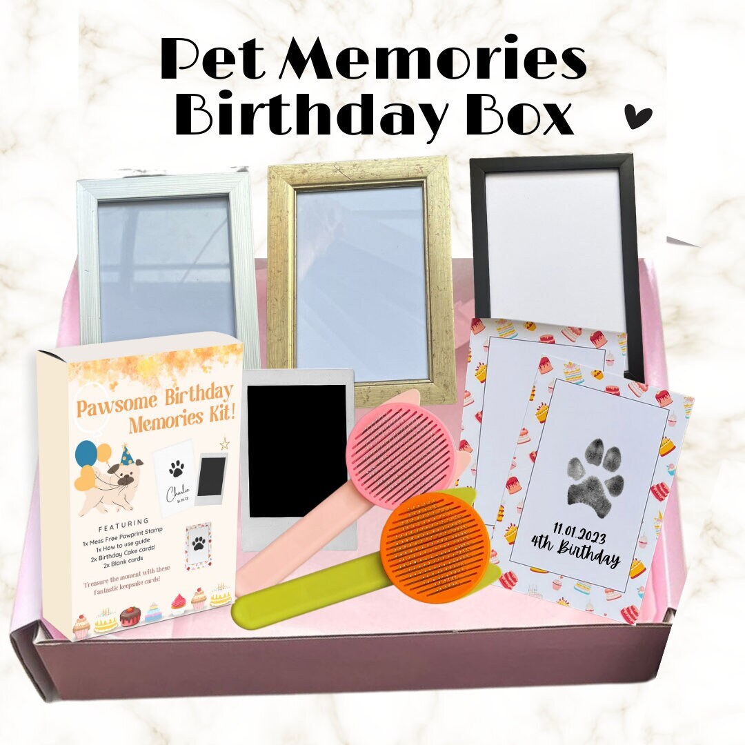 Birthday Gift Box, Dog Birthday Gift, Cat Birthday Gift, Pet ...
