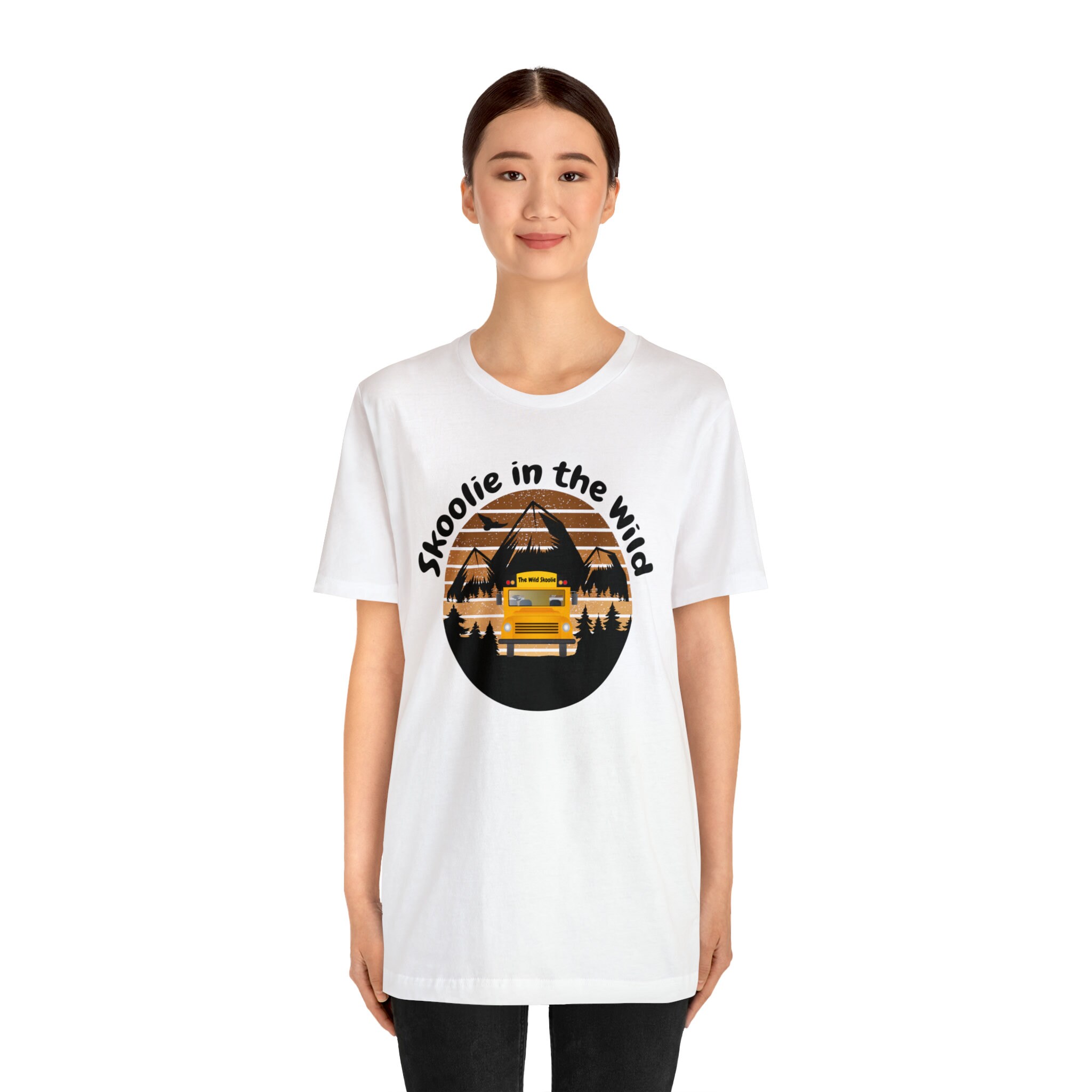 Skoolie in the Wild Tshirt, Boondocking Tshirt, Skoolie Shirt, School ...