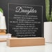 Personalized Acrylic Plaque for Daughter – 'straighten Your Crown' - Etsy