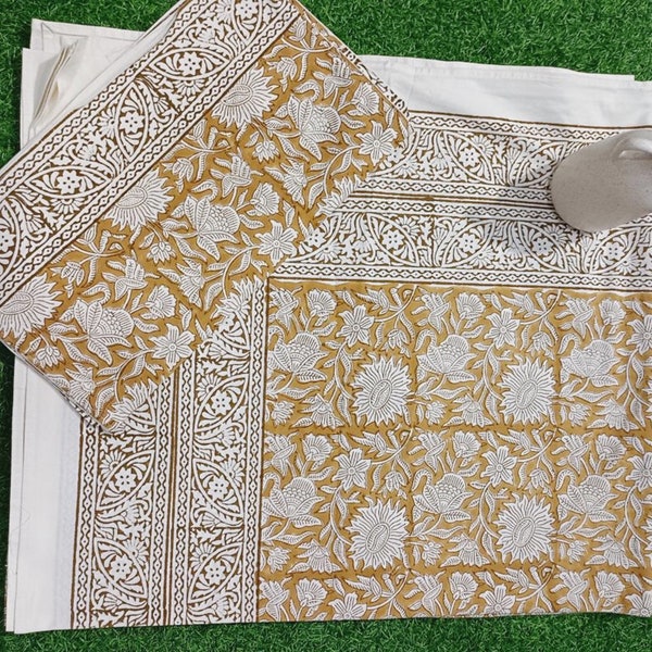 Block Print Bed Sheet - Etsy