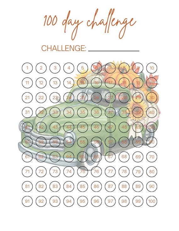 100 Day Challenge - Etsy