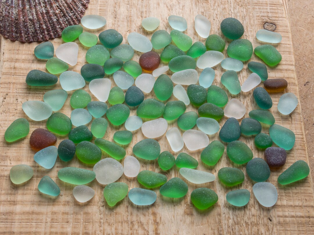 Teeny Sea Glass. 100 Pieces. A188 - Etsy