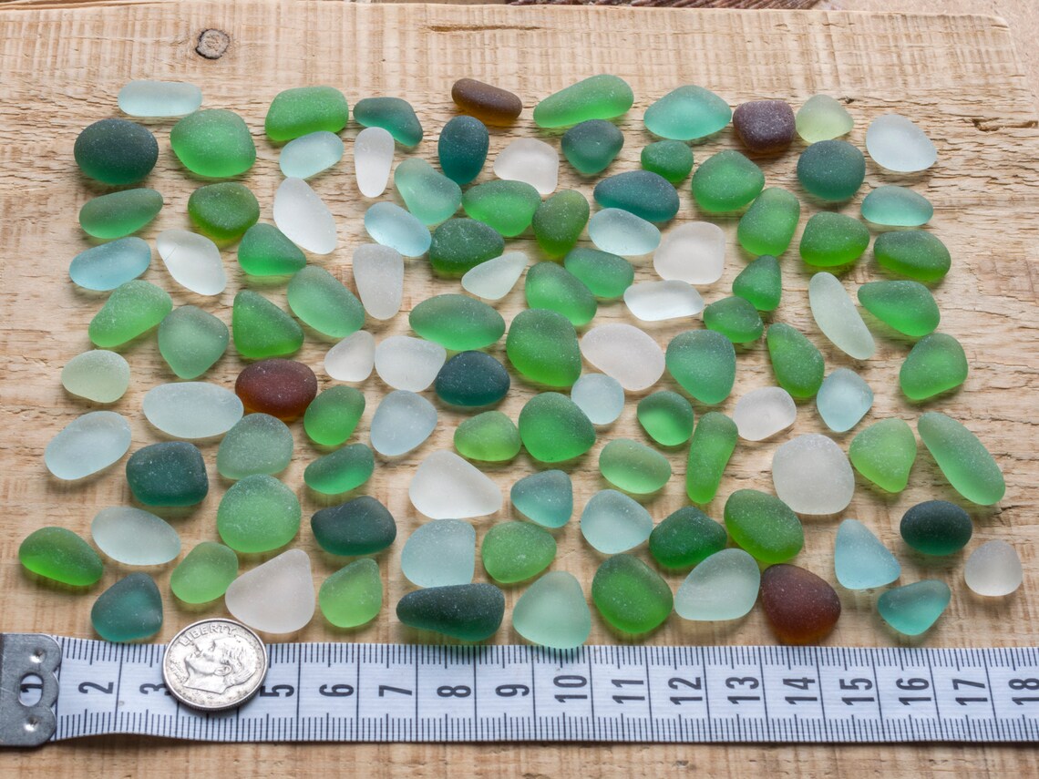 Teeny Sea Glass. 100 Pieces. A188 - Etsy