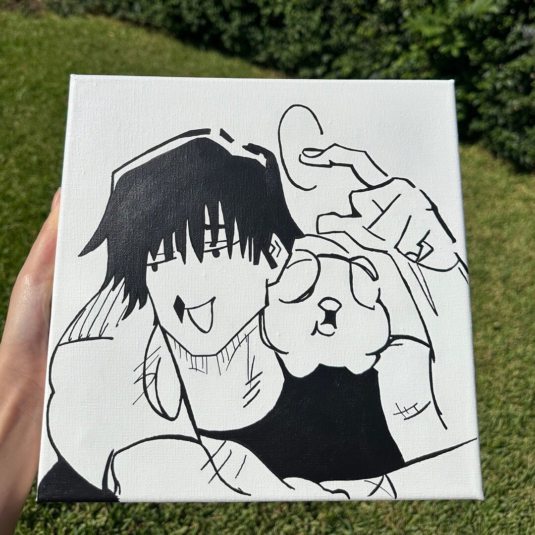 JJK Painting: Non-curse User - Etsy