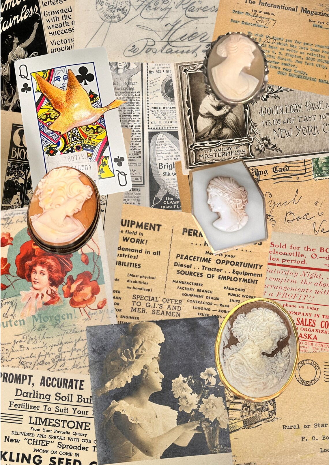 Vintage Ephemera Printable Collection - Instant Download - Etsy
