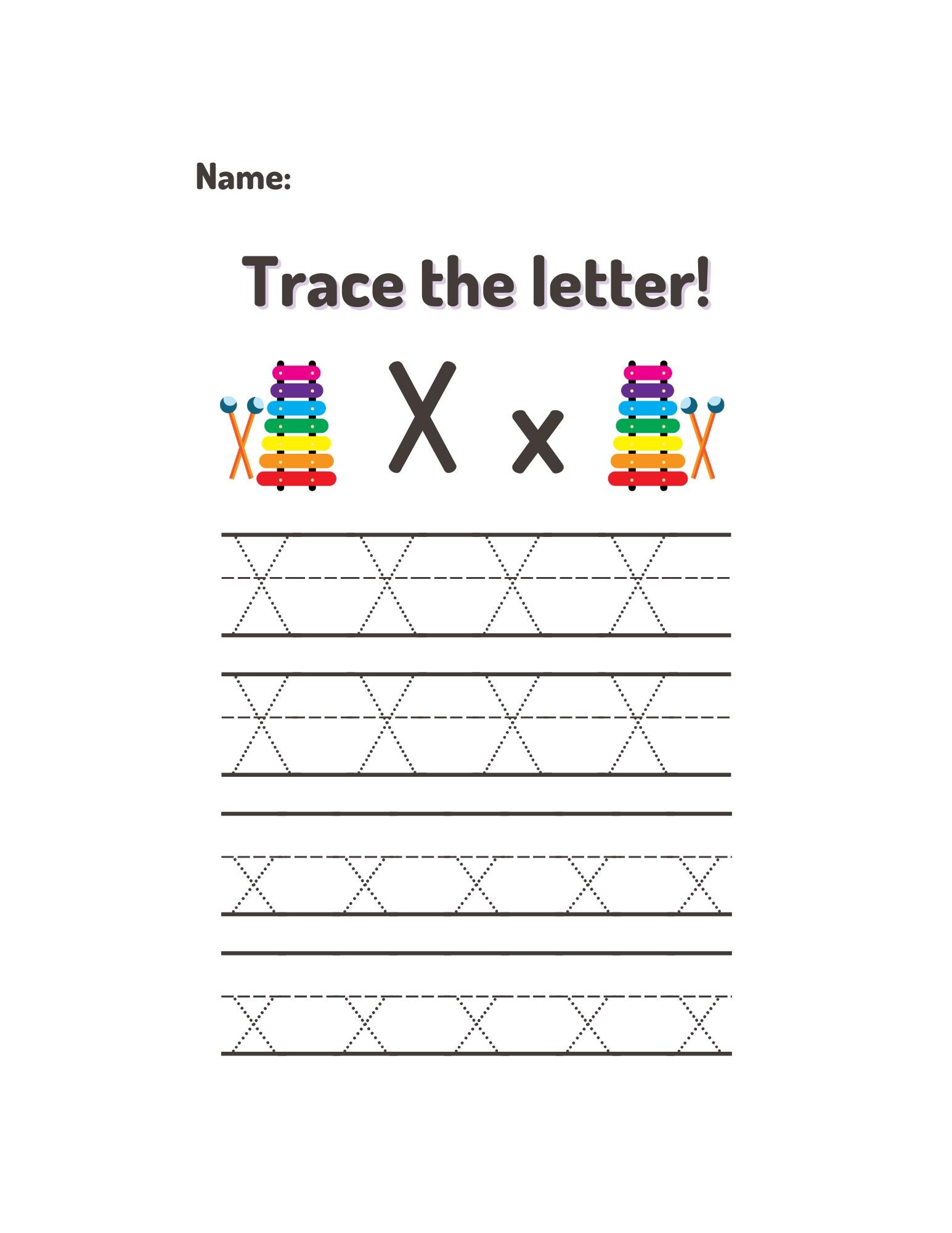 Trace the Alphabet - Etsy
