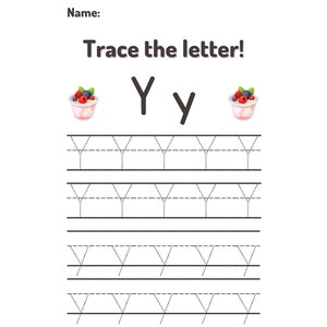 Trace the Alphabet - Etsy