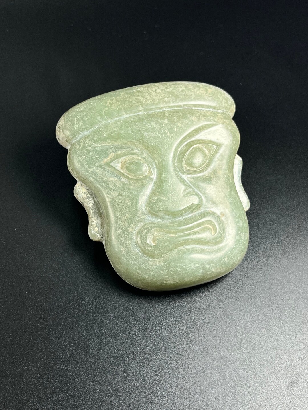 Antique God's Face Jade Trinket, Hemo Jade Trinket, Collectible ...