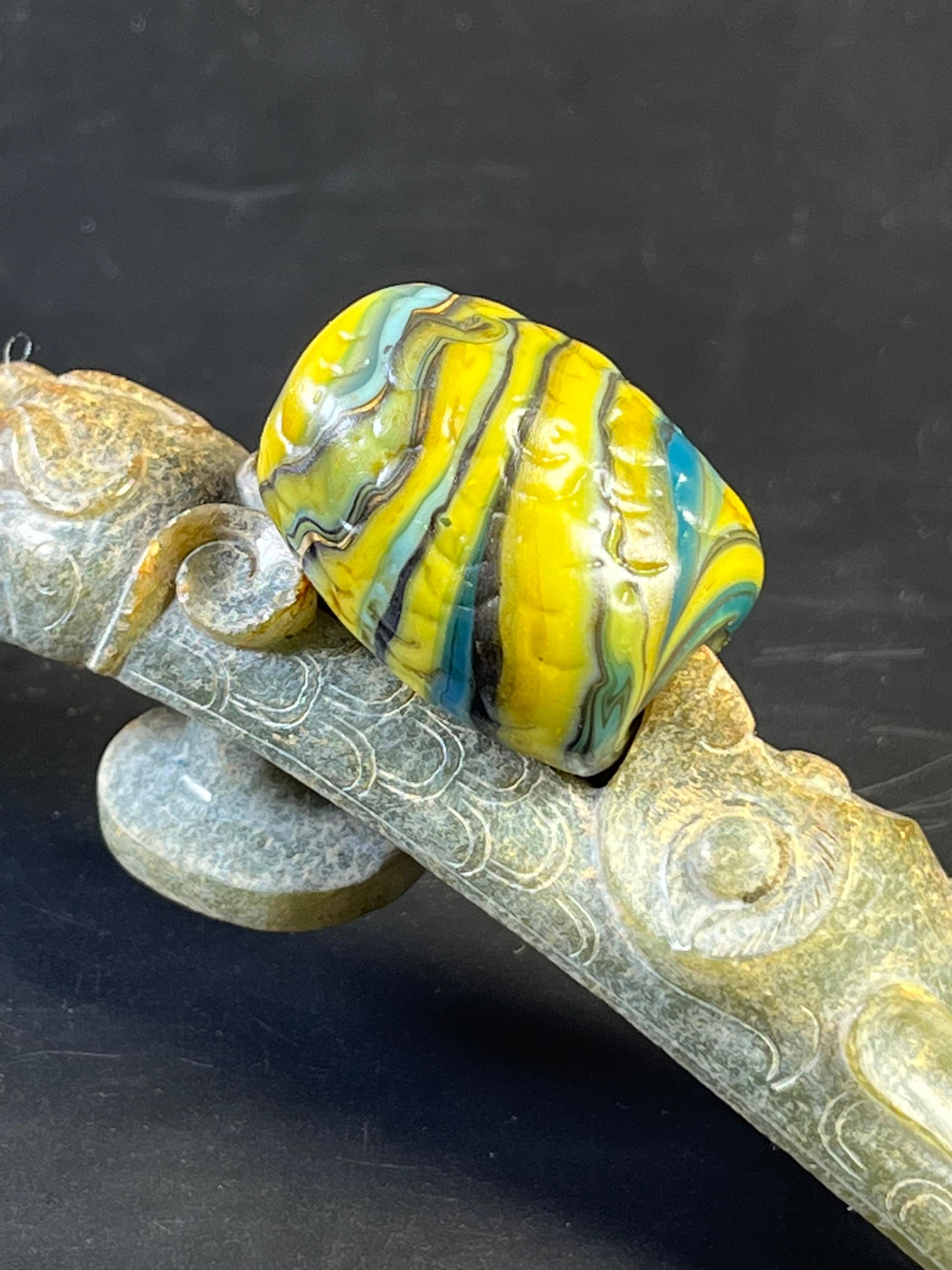 Antique Trade Glass Bead Twistable Glass Bead Himalayan - Etsy