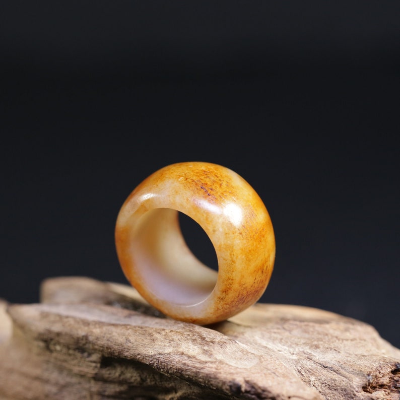 Antique Jade Thumb Ring Hetian Seed Jade Thumb Ring Men - Etsy