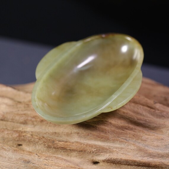 Han Dynasty Lacquer Ear Cup Yellow Jade Ear Cup Antique Home - Etsy