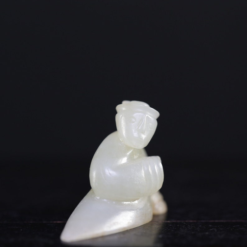 Antique Human Jade Statue, High-quality Jade Figurine, Home Decor or Hand Stroking - Etsy