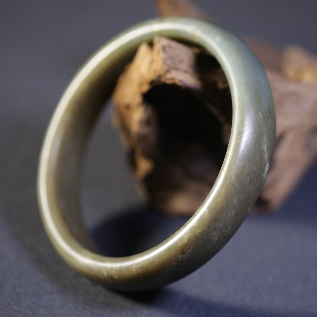 Ancient Upper Arm Jade Men Bracelet, Green Jade Men Cuff Dangle - Etsy