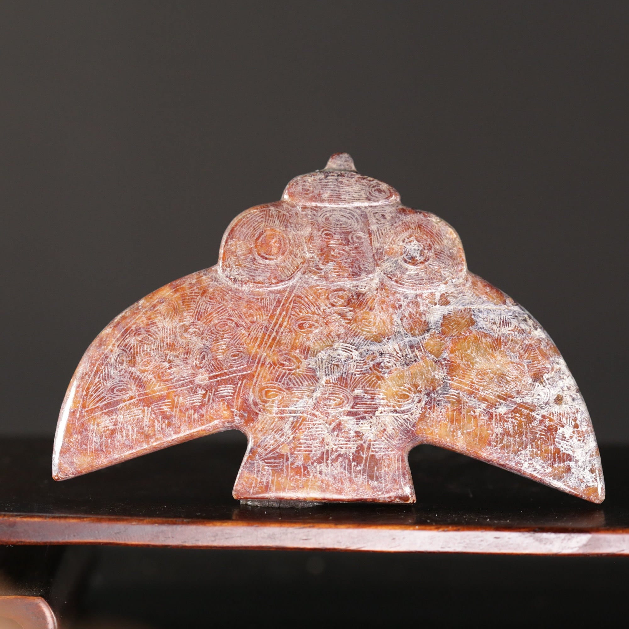 Antique Jade Swallow Pendant, Jade Animal Pendant, Liangzhu Yellow Jade ...