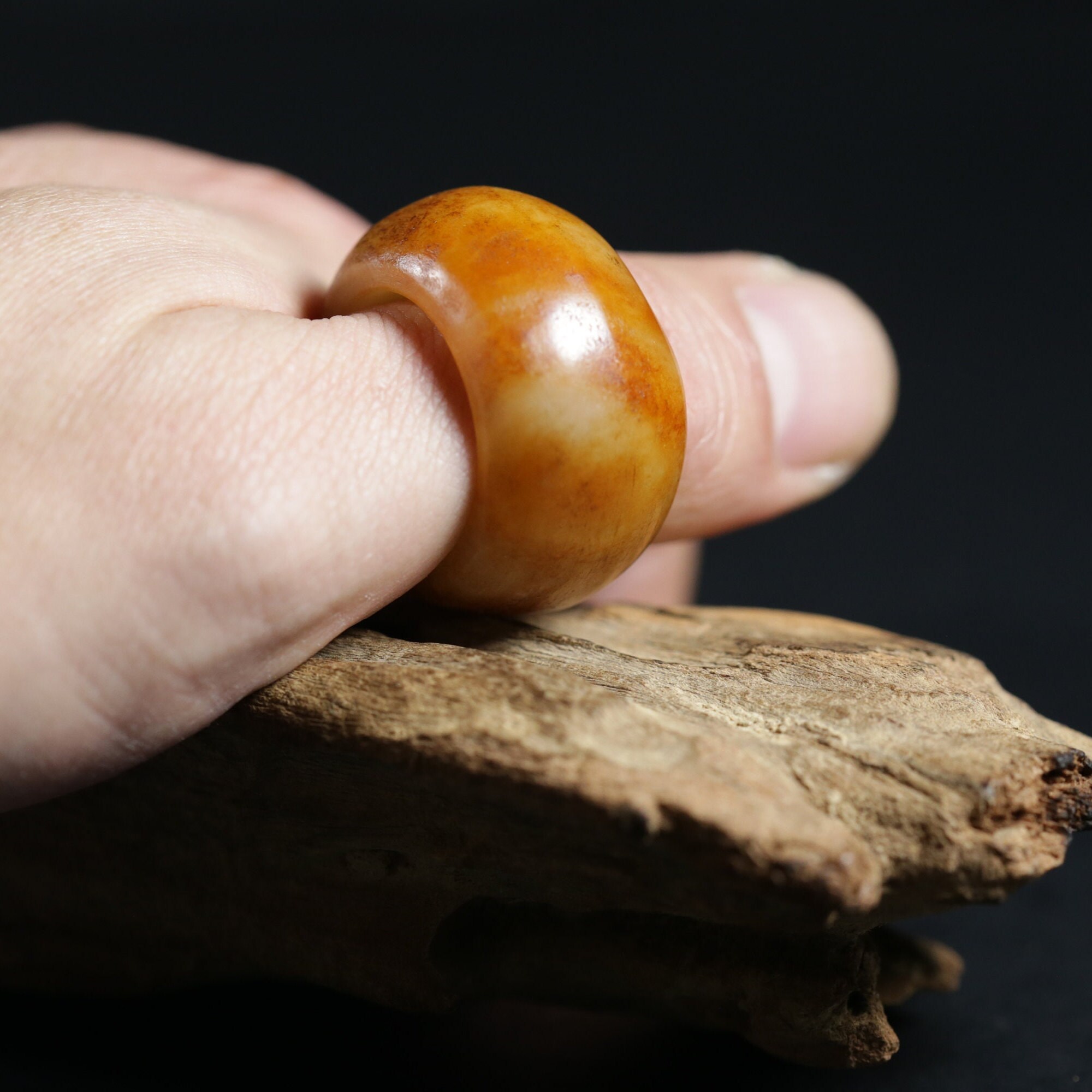 Antique Jade Thumb Ring Hetian Seed Jade Thumb Ring Men - Etsy