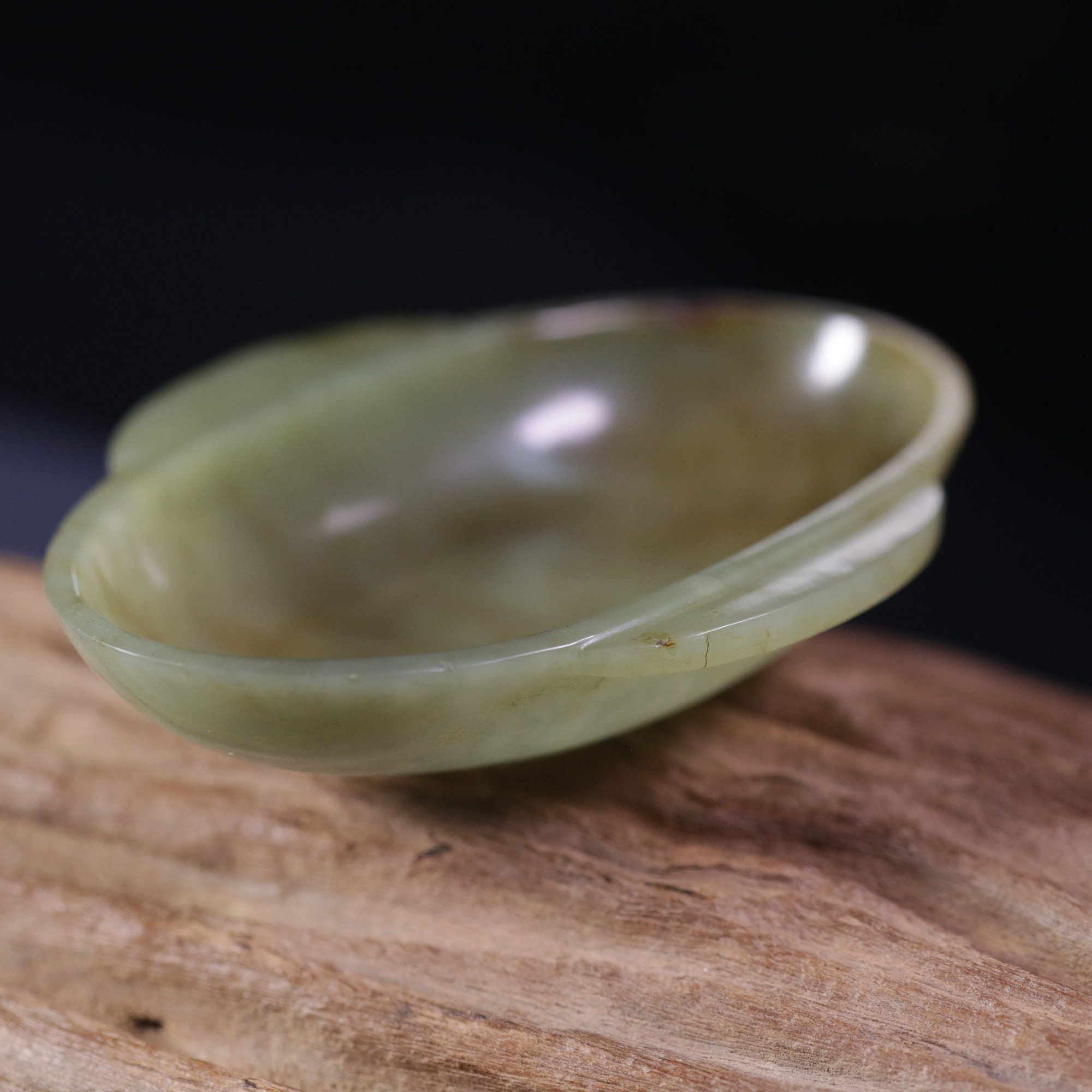 Han Dynasty Lacquer Ear Cup Yellow Jade Ear Cup Antique Home - Etsy