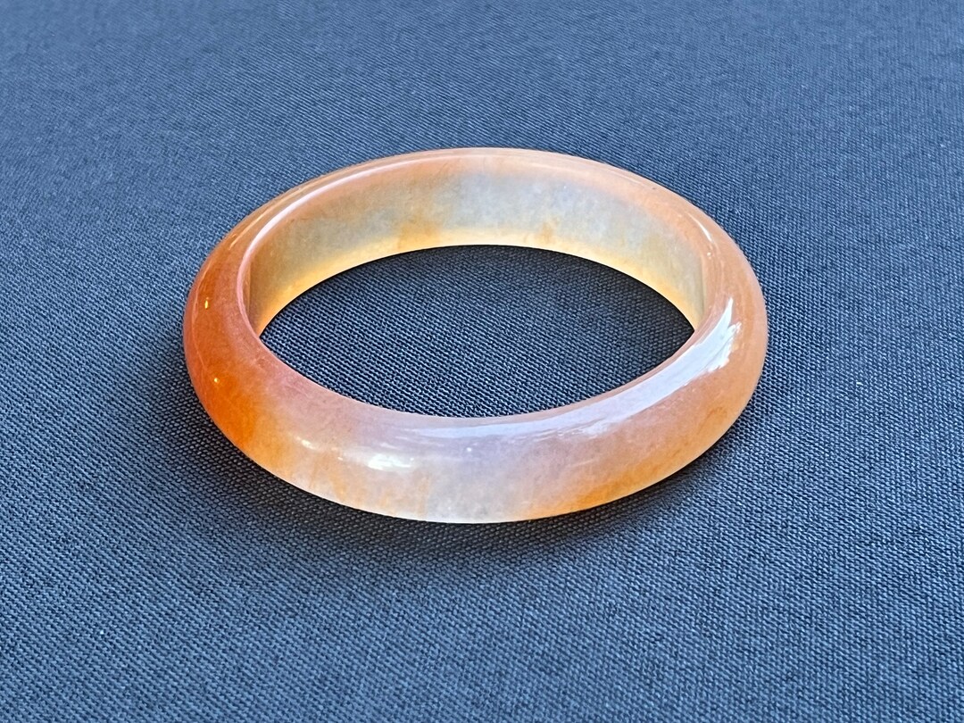 Carnelian Bangle Bracelet Women Jade Bangle Cuff 58mm Gemstone Bangle ...