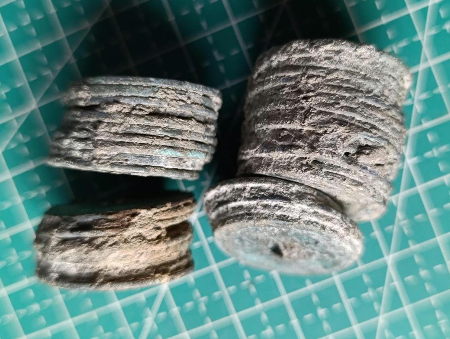 Ancient Chinese Shipwreck Fossil Coin Clump 14th-15th Century Song ...