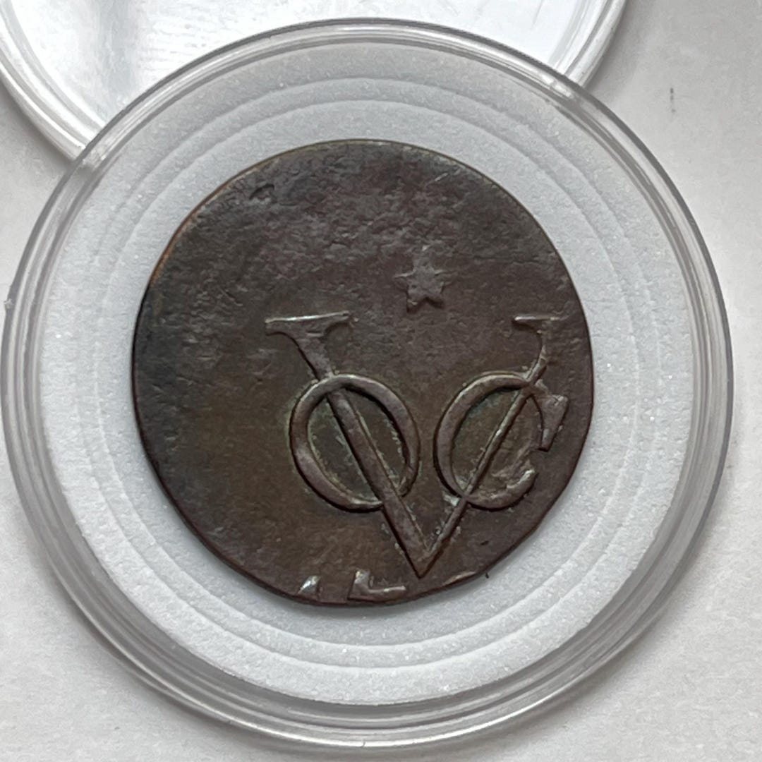 VOC 1 Duit Coin • Netherlands East Indies • Utrecht Mint • Rare ...