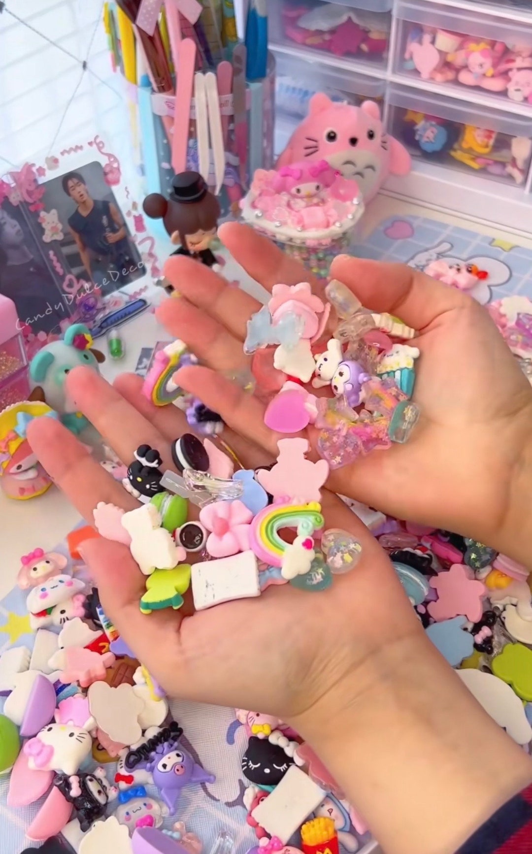Kawaii Decoden Charms 25 Pieces, Candy Charms, Slime Charms, Food ...