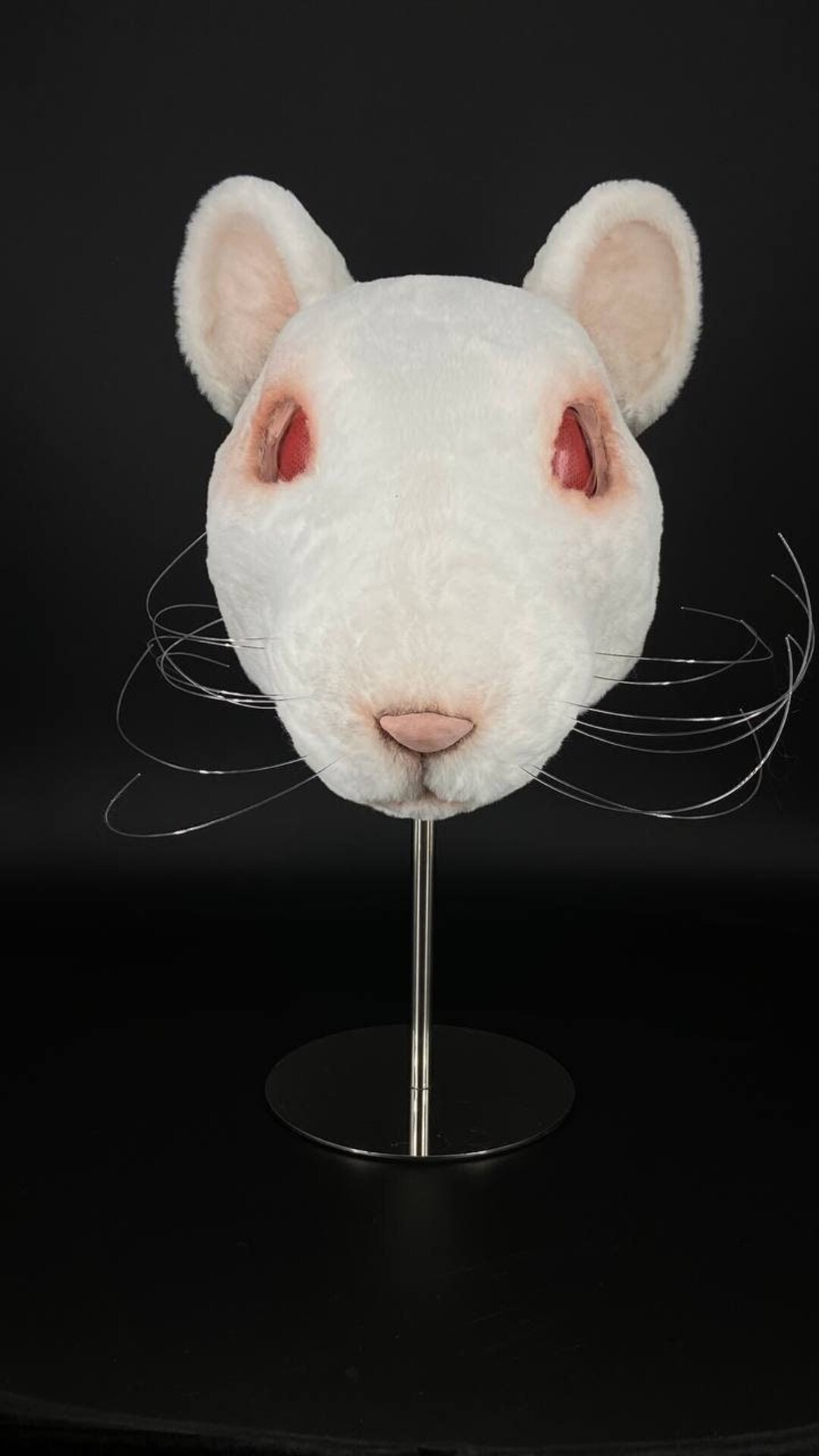 Fur White Rat Mask 60-62 Size - Etsy