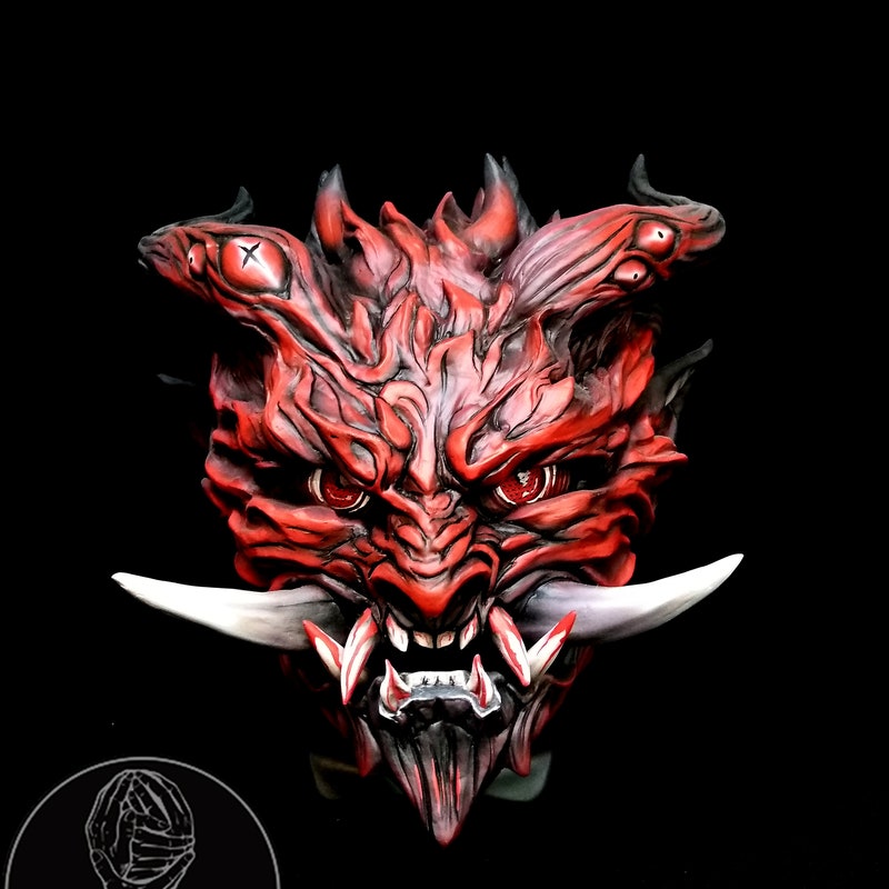 Demon Mask - Etsy