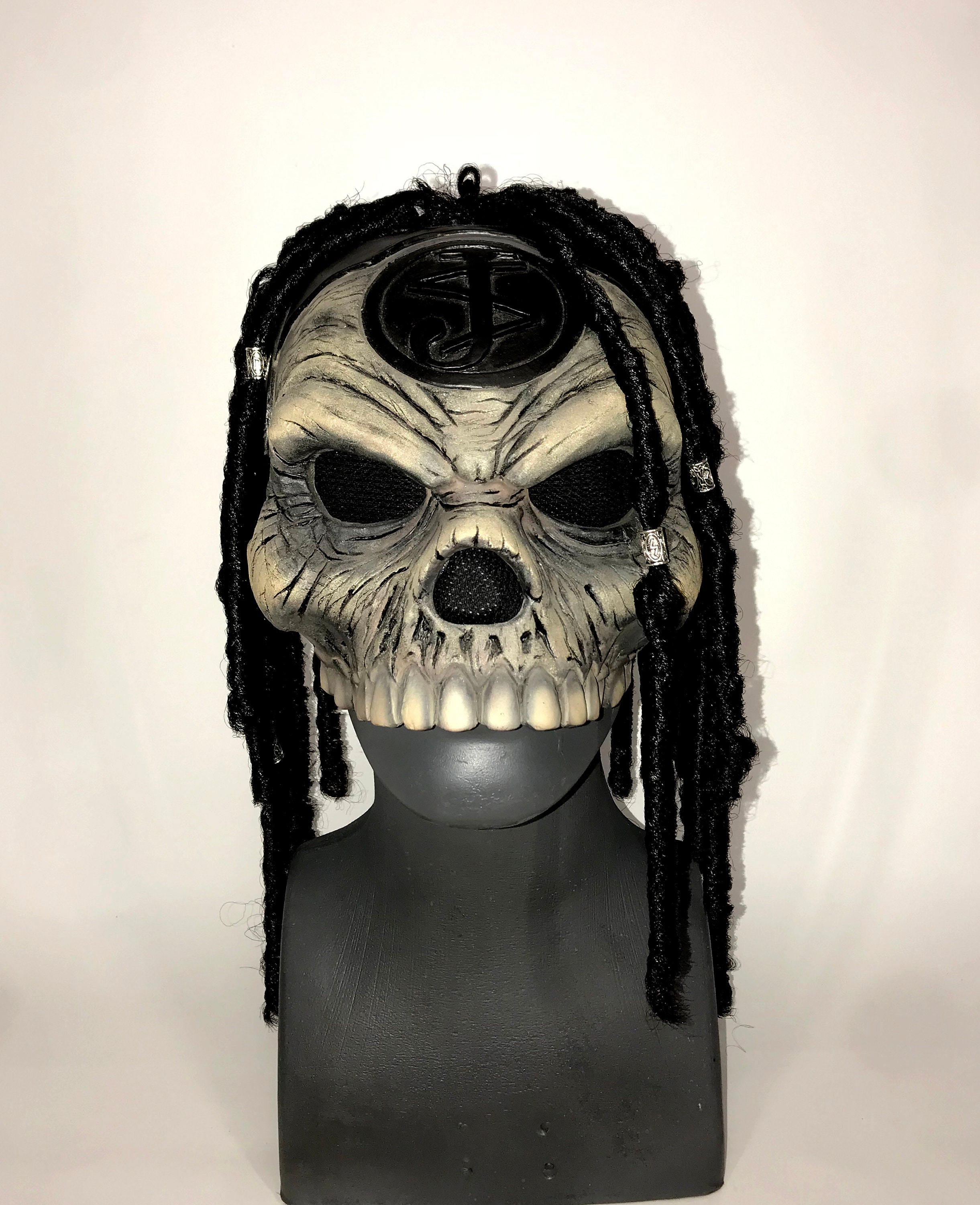 The Town Masks Skull Dreadlocks
