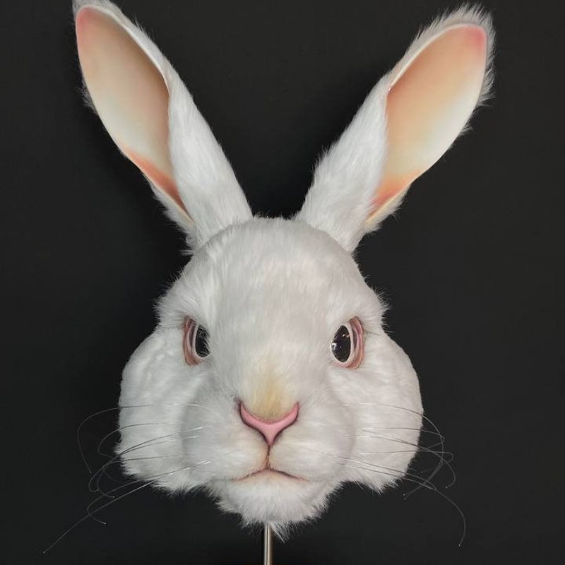 White Rabbit Mask - Etsy