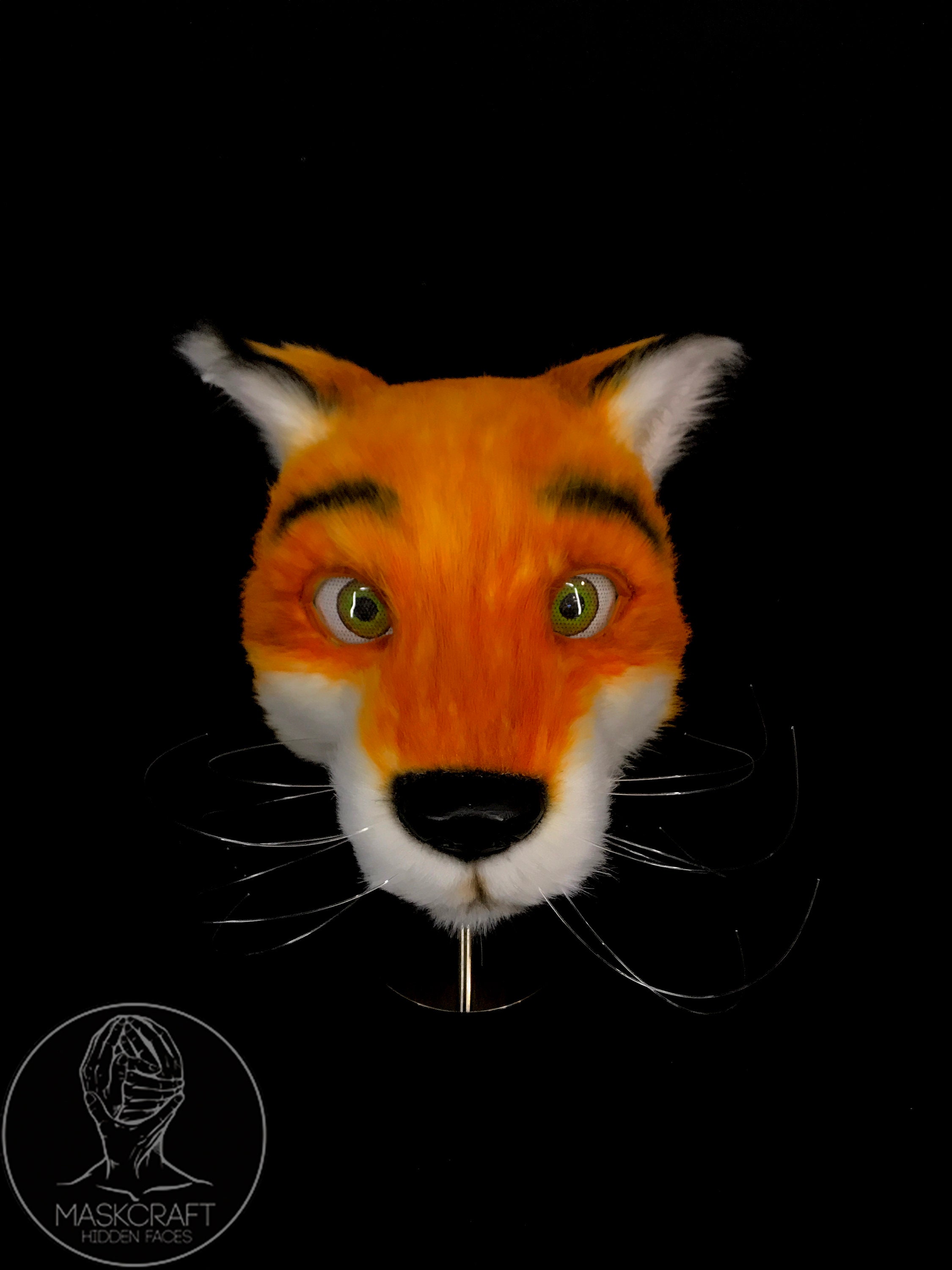 Fantastic Mr. Fox Mask size 60-62 Cm - Etsy