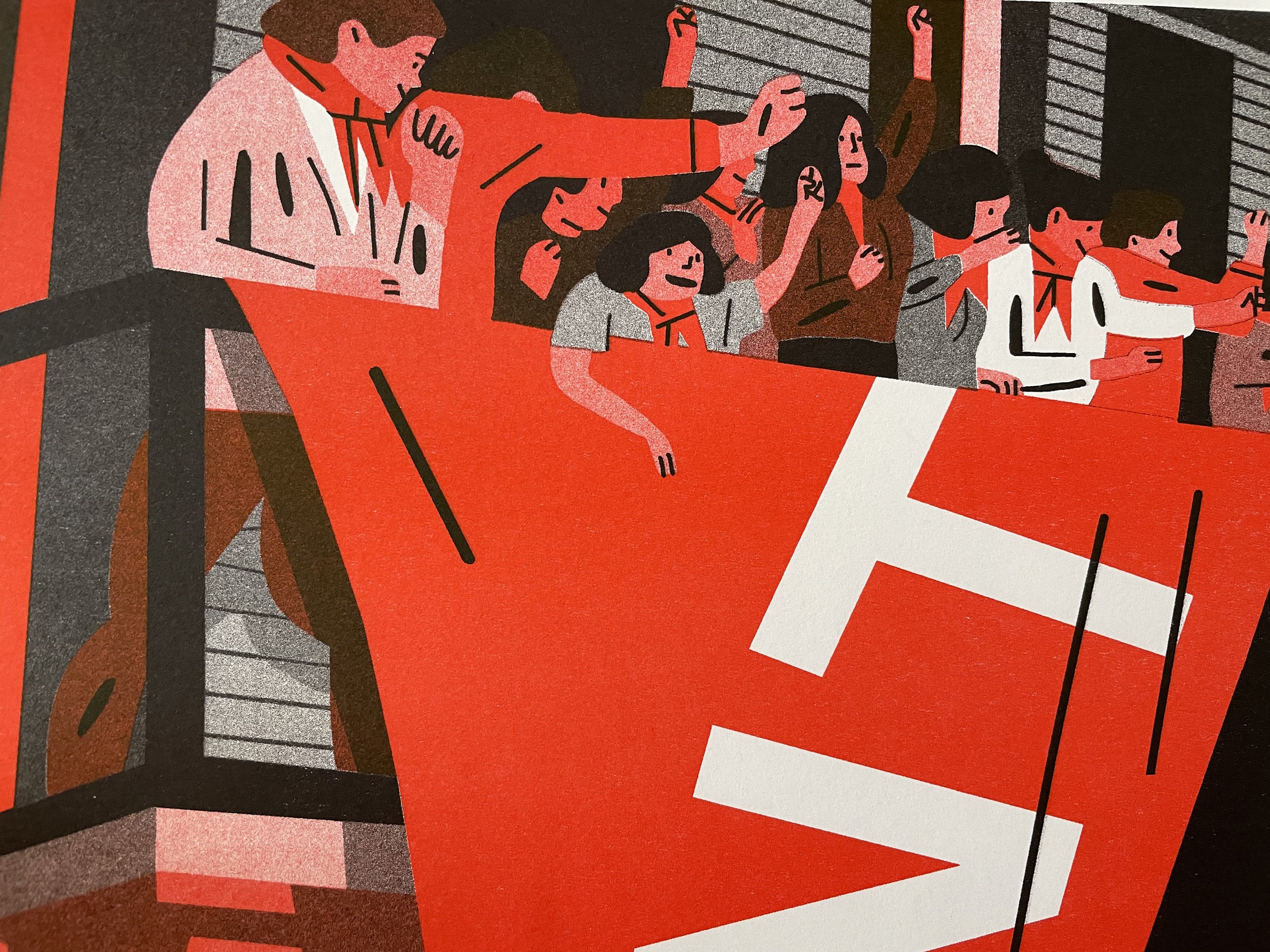 Libertarian Poster Risography A3 Barcelona Anarchist 1936 - Etsy